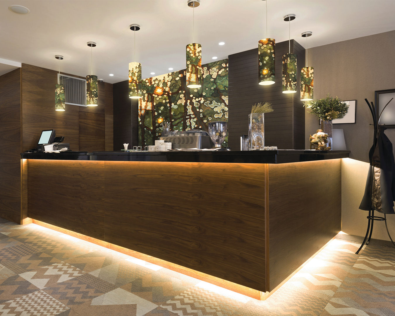 Lighting Inspiration Barbican Tubular Pendants And Decorative Panel ...