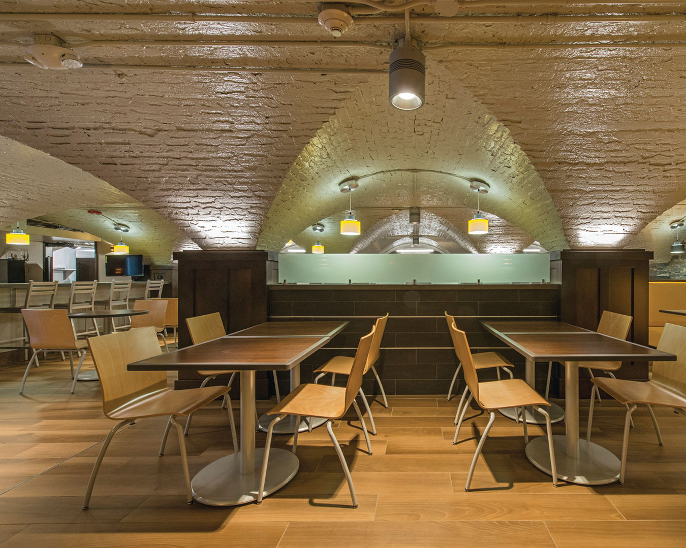 Lighting Installation Barbican Circular The Rathskeller University Of Miami